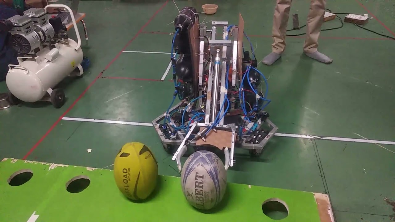 Picking of Rubgy Ball from rack (Robocon 2020 practice) (The Robotics ...