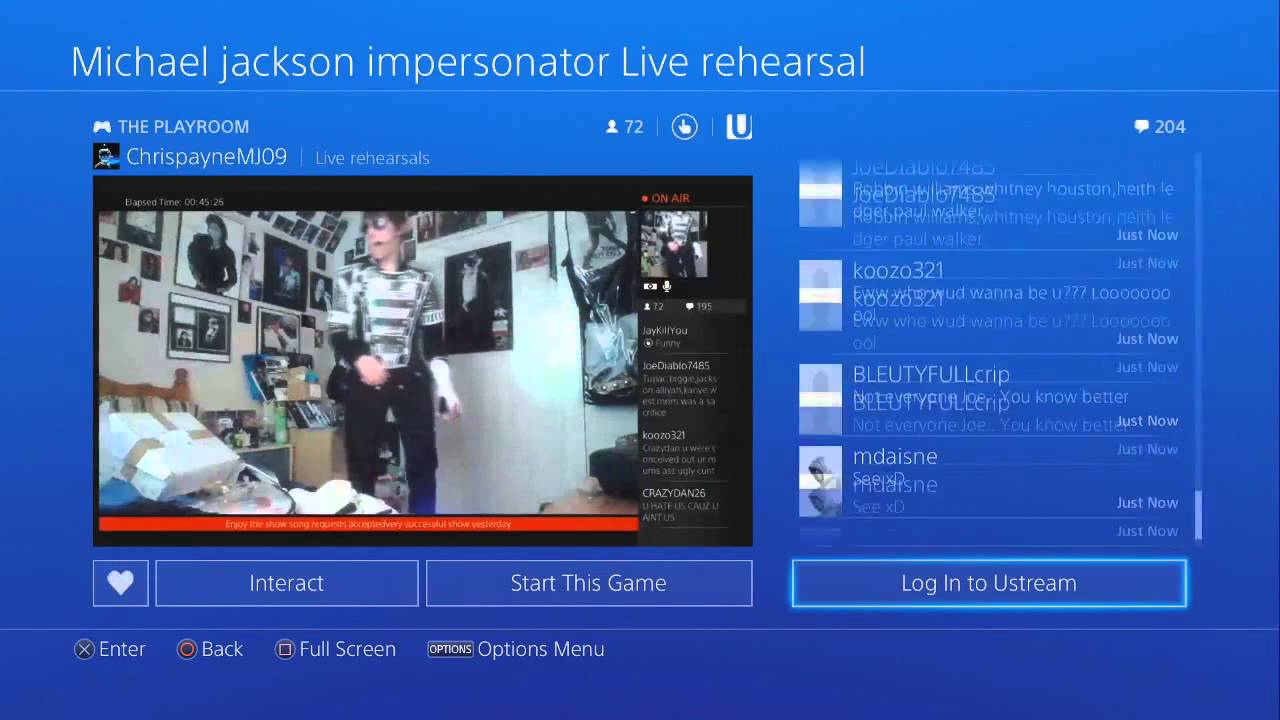 Michael Jackson Impersonator Live Rehearsals PS4 PlayRoom - YouTube