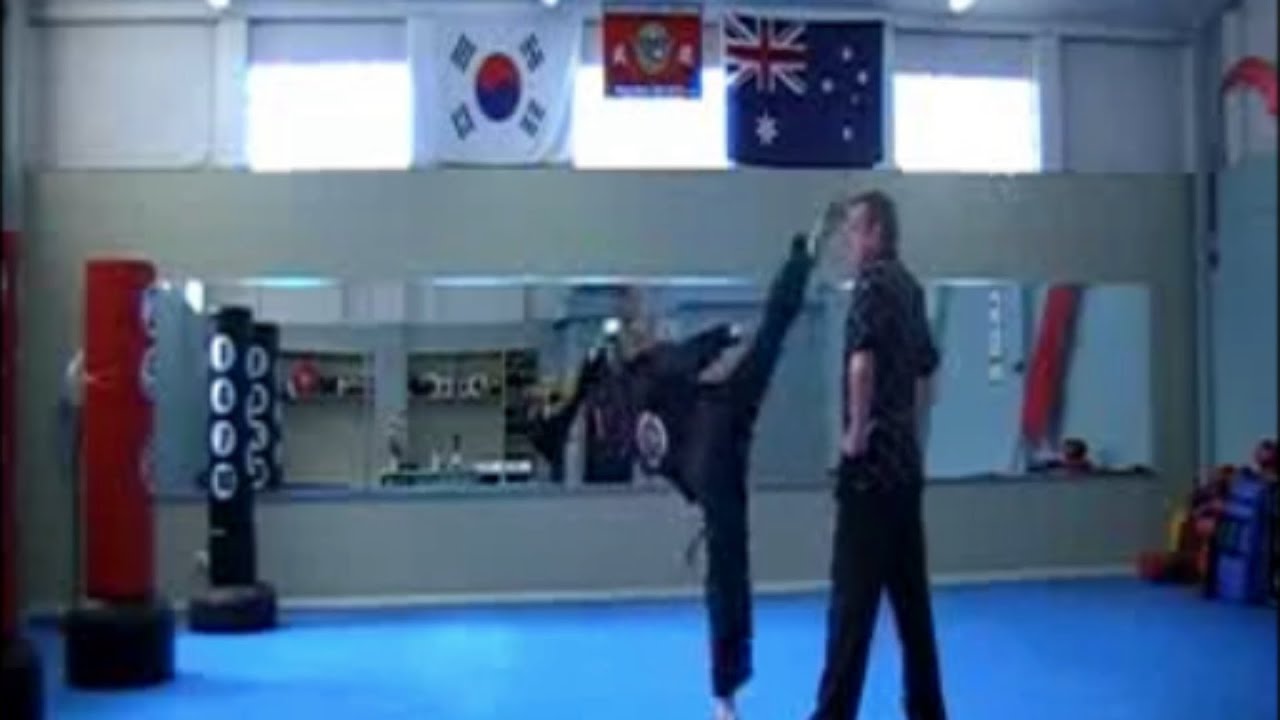 Grandmaster Boseong Kwon - Kicking Accuracy Demonstration - YouTube