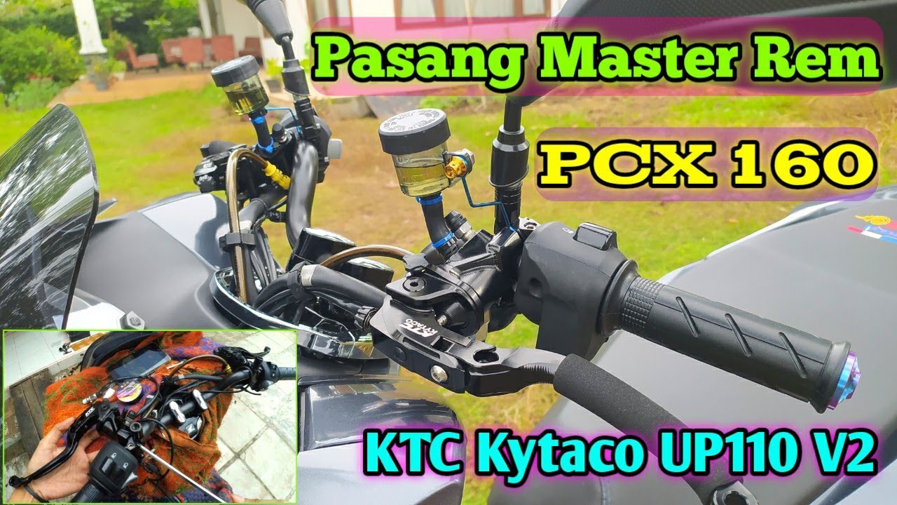 PASANG MASTER REM KTC KYTACO DIMOTOR PCX - YouTube
