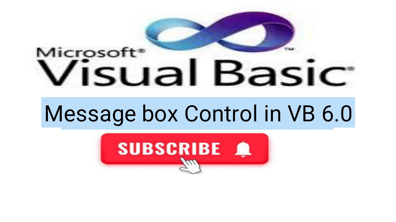 BCA IV Sem: MsgBox() function in Visual Basic 6.0 - YouTube