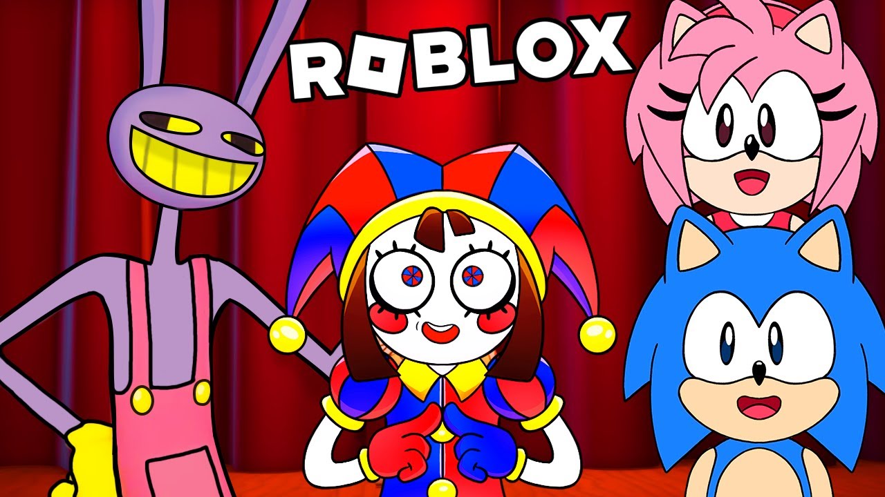 Sonic and Amy Play THE AMAZING DIGITAL CIRCUS (ROBLOX) - YouTube