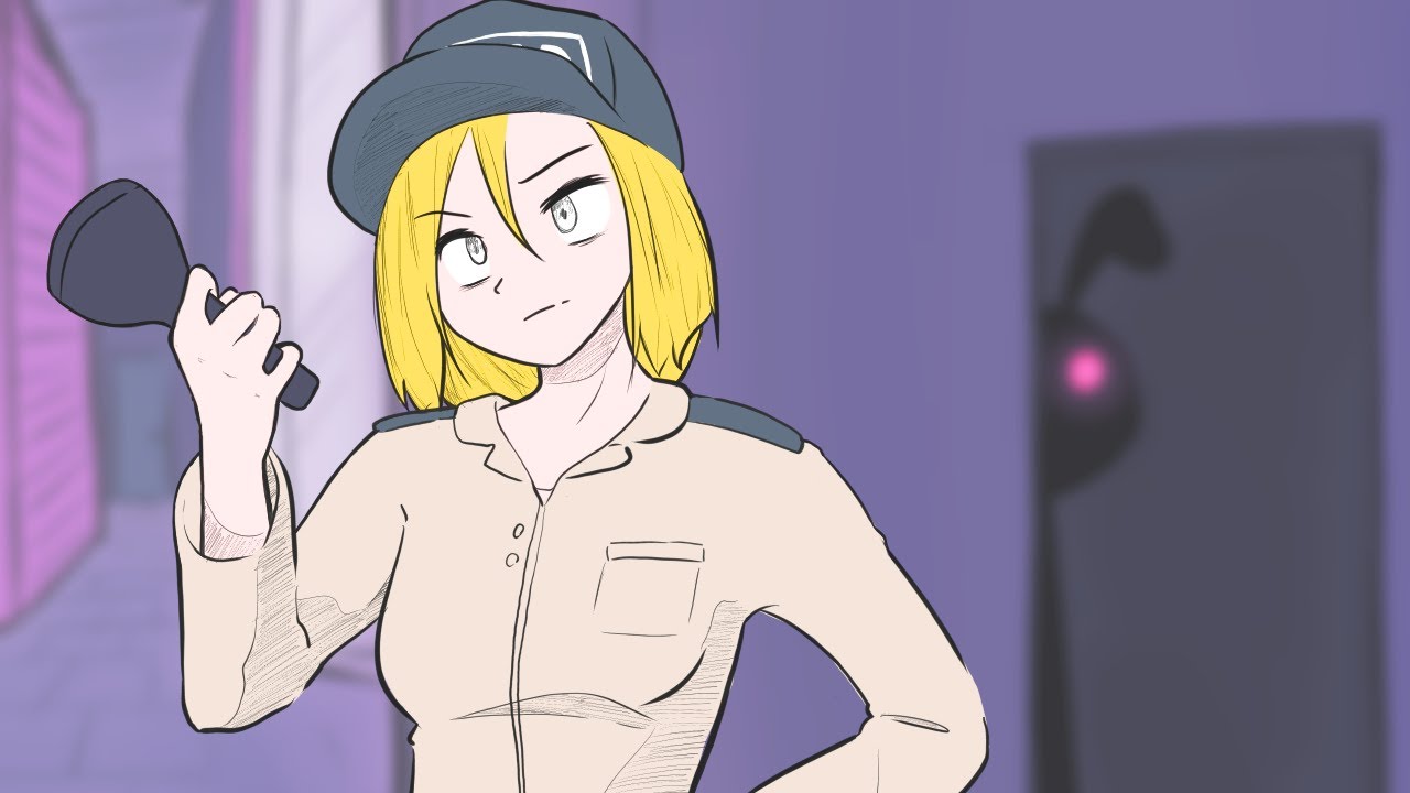Vanessa security guard (FNAF) Animation - YouTube