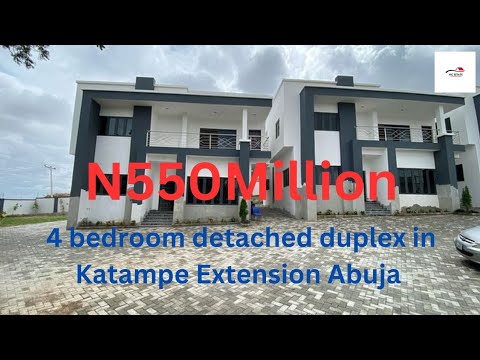 Inside a N550M ($369,000) 4 bedroom detached duplex in Katampe ...