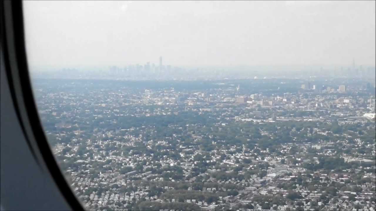 Landing At JFK LH400 A380 - YouTube