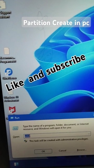 How to create partition from CMD - YouTube