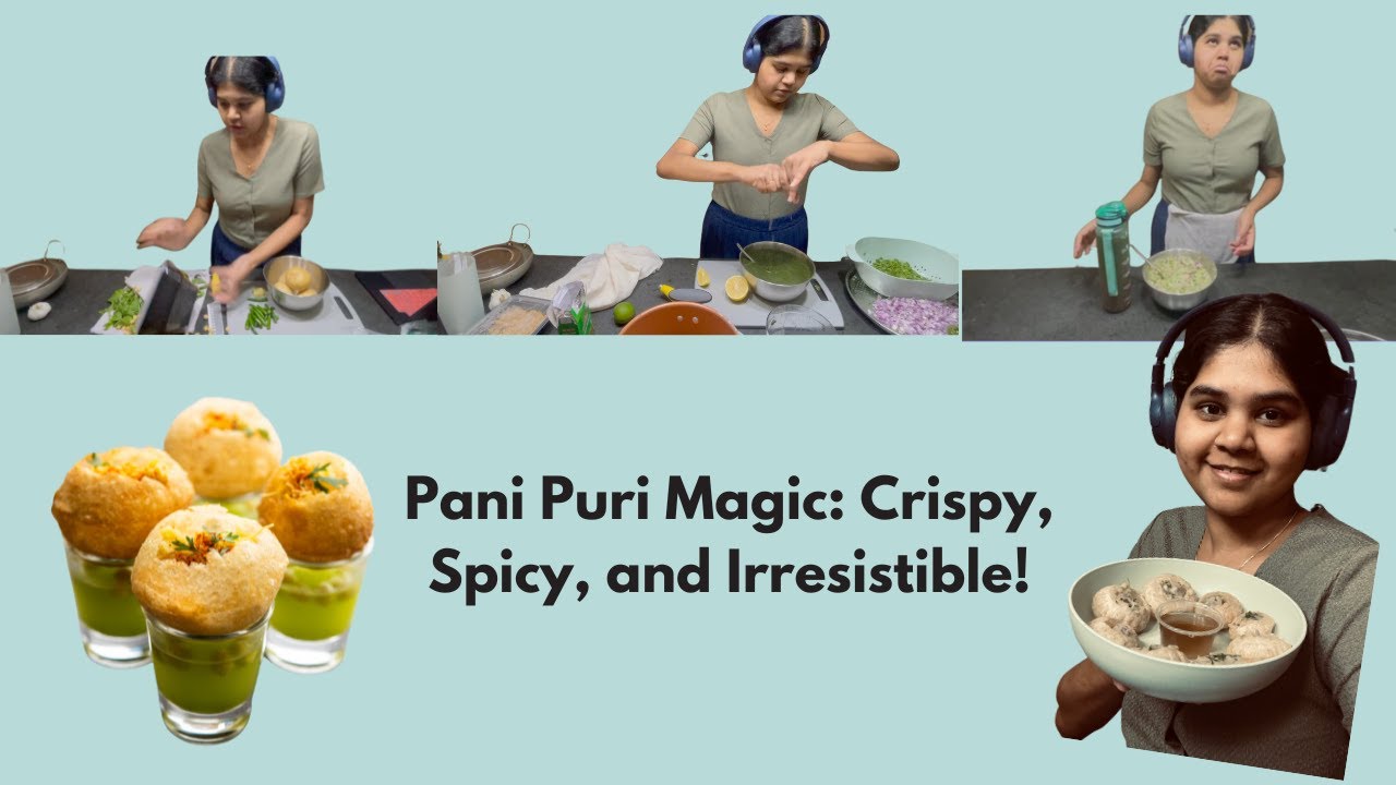 Pani Puri Magic: Crispy, Spicy, and Irresistible! - YouTube
