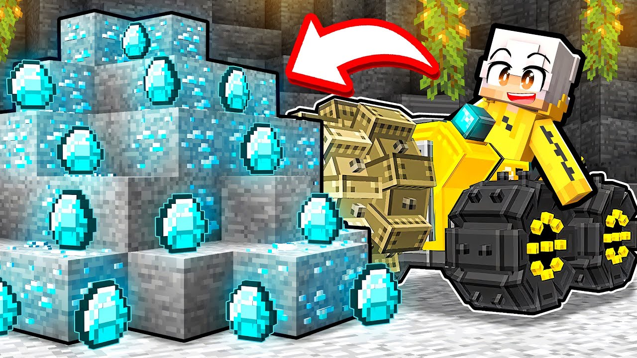 5 MODI PIU' VELOCI per SCAVARE i DIAMANTI in Minecraft - YouTube