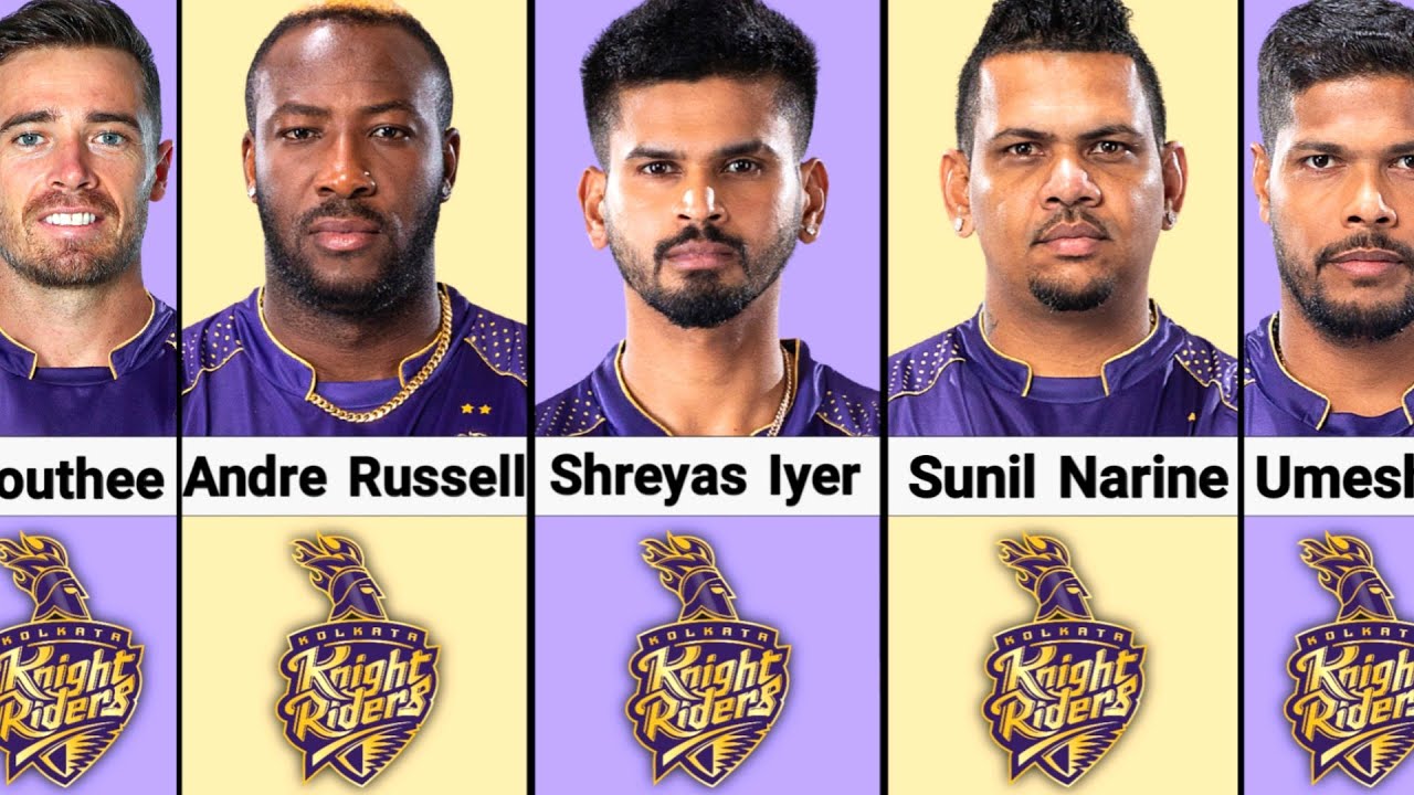 Kolkata Knight Riders Full Squad 2023 | KKR Full & Final Squad 2023 ...
