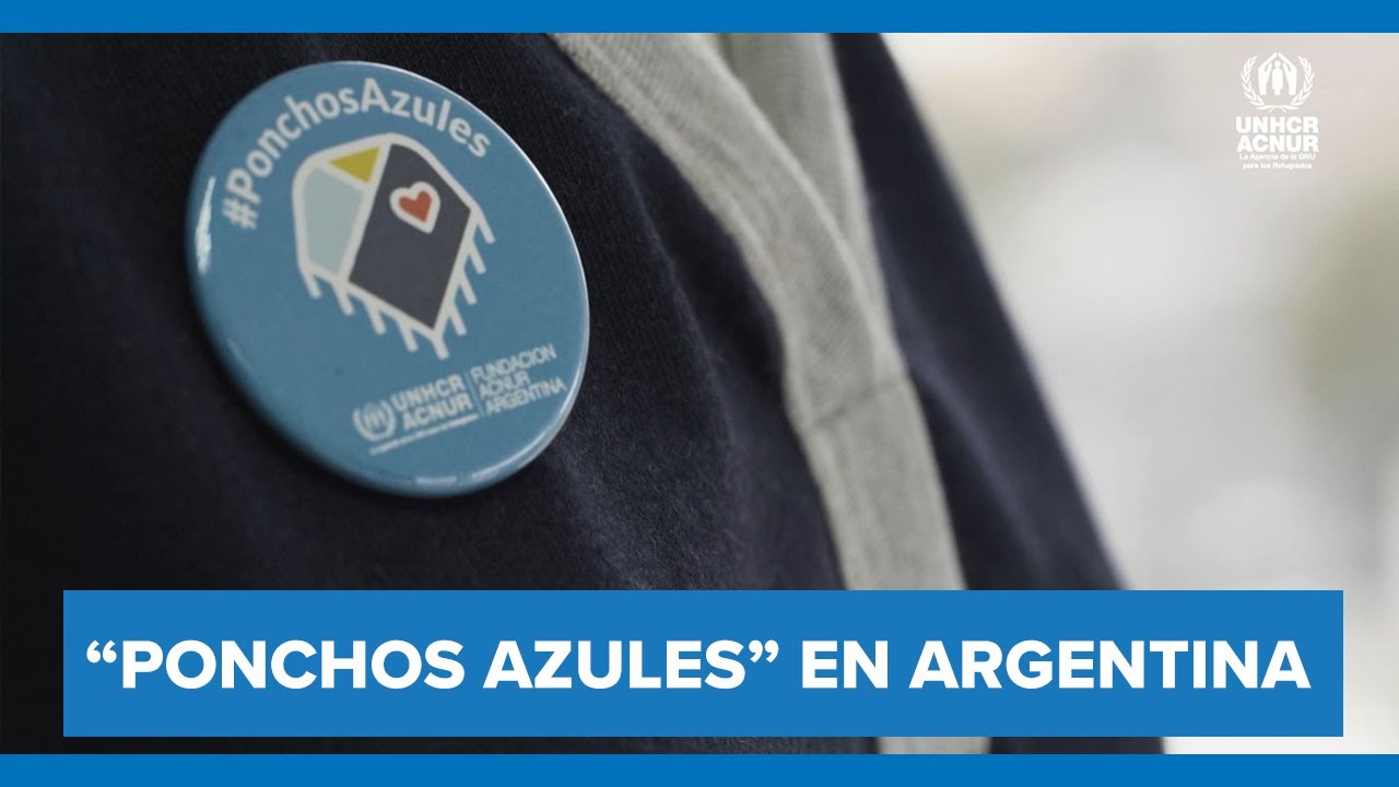 El Poncho Azul, un símbolo de la solidaridad argentina con los ...