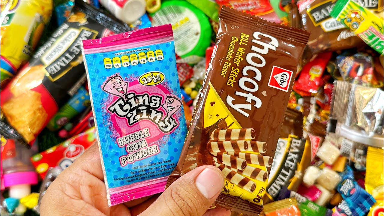 Chocofy | Ting Zing Bubble Gum Powder | Cute Rainbow Lollipops and ...