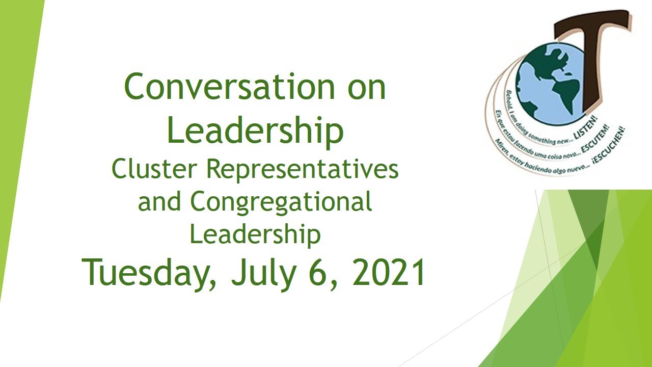Conversation on the topic of Leadership - Cluster Reps and Leadership ...