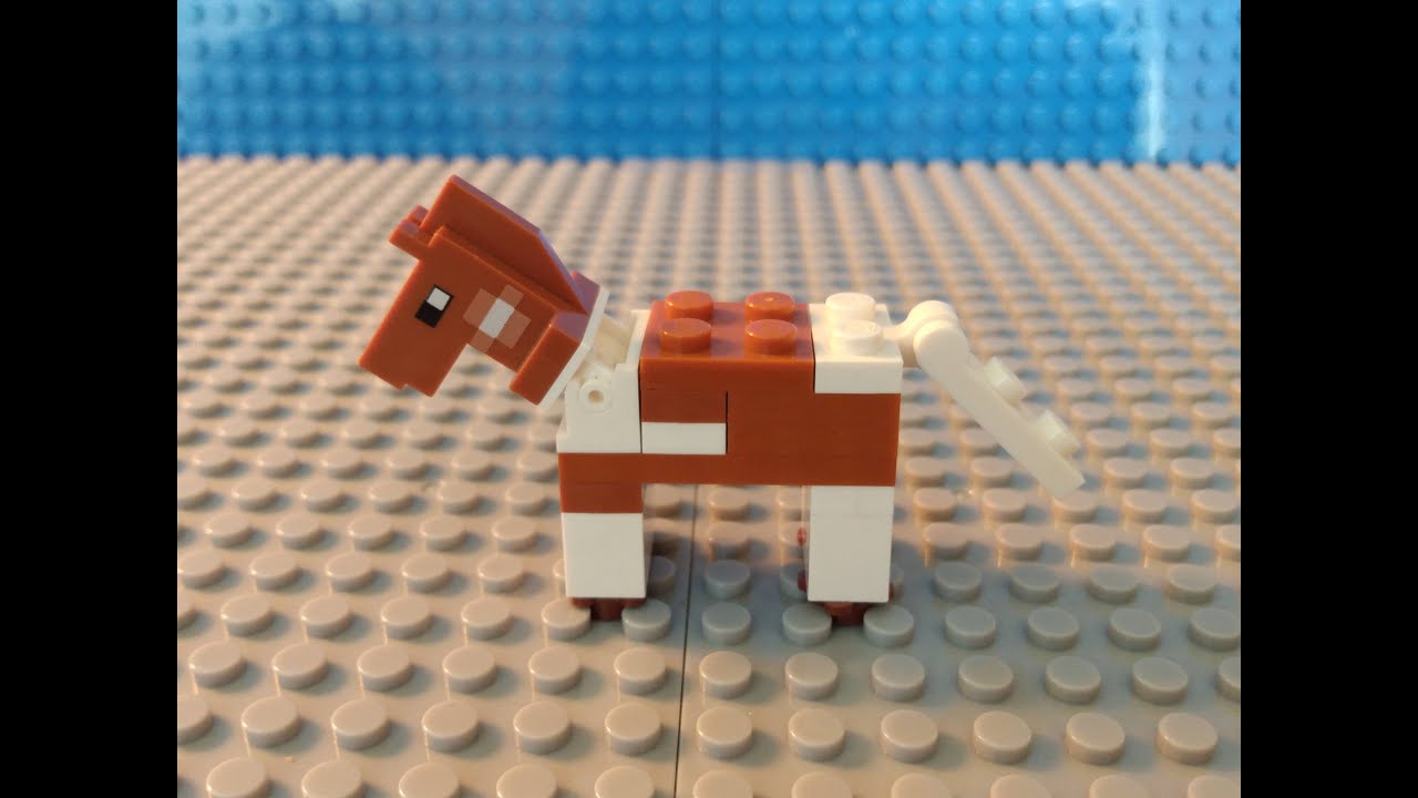How to build a Lego Minecraft horse - YouTube