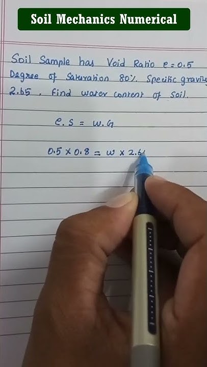 soil mechanics numerical | three phase system numerical | soil mechanics solved problem | GATE ...