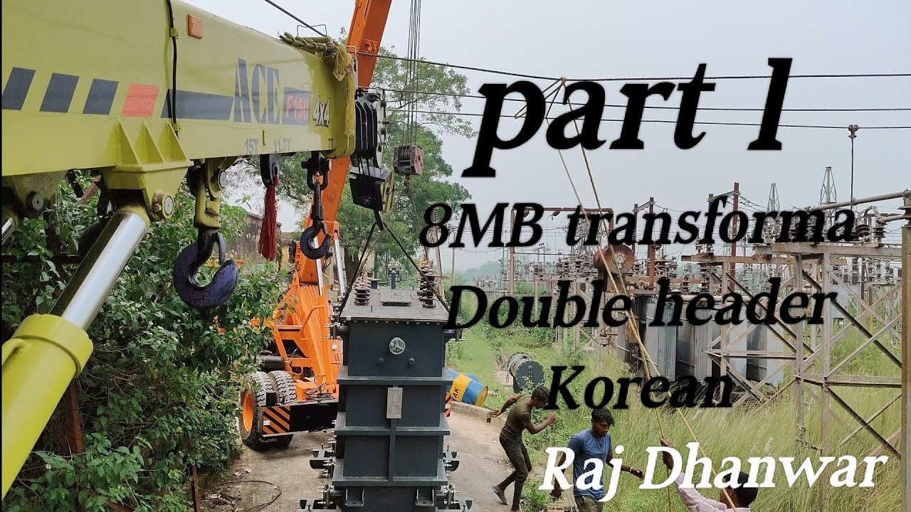 8MB transformer unloading double hydra crane Double Hydra crane se 18 ...