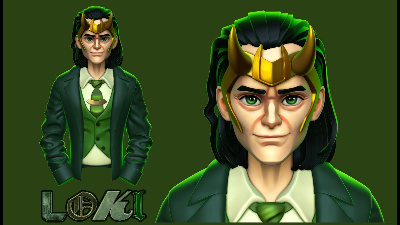 LOKI ZBrush | Stylized Sculpting | 3D modeling | SD Arts & Sculptures ...