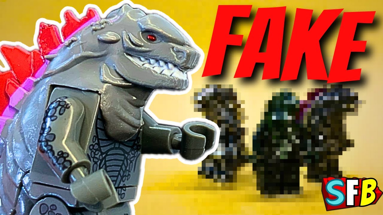 Fake Lego Godzilla Review | (Give me dem TOES) - YouTube