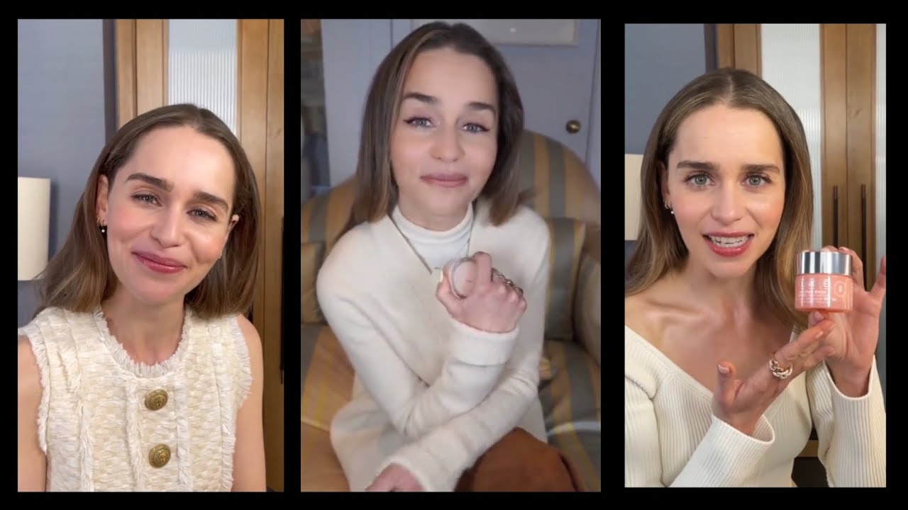 Emilia Clarke | Clinique Advertisement 2023 - YouTube