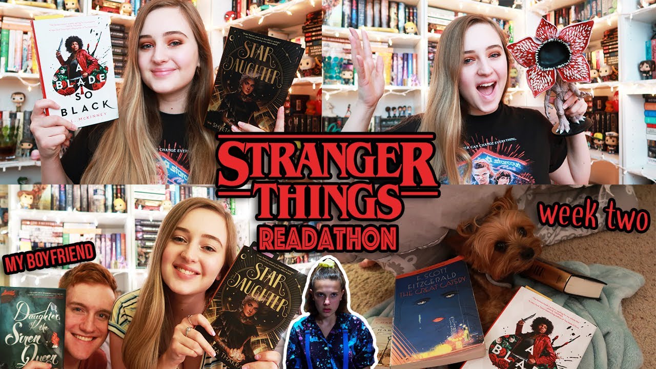 READING 4 BOOKS AT ONCE (for some reason) // Stranger Things Readathon ...