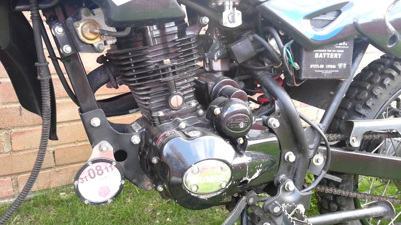 shineray 125 engine sound - YouTube