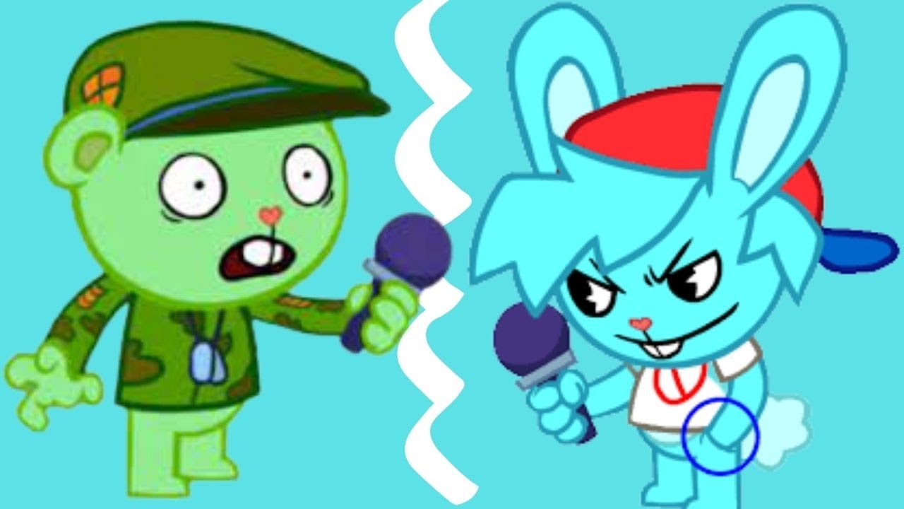 Friday Night Funkin' VS Flippy - Happy Tree Funkers FULL WEEK (FNF Mod ...