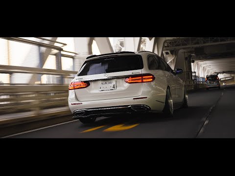 Bagged Mercedes-Benz E400 S213 WAGON | Kenfilms - YouTube