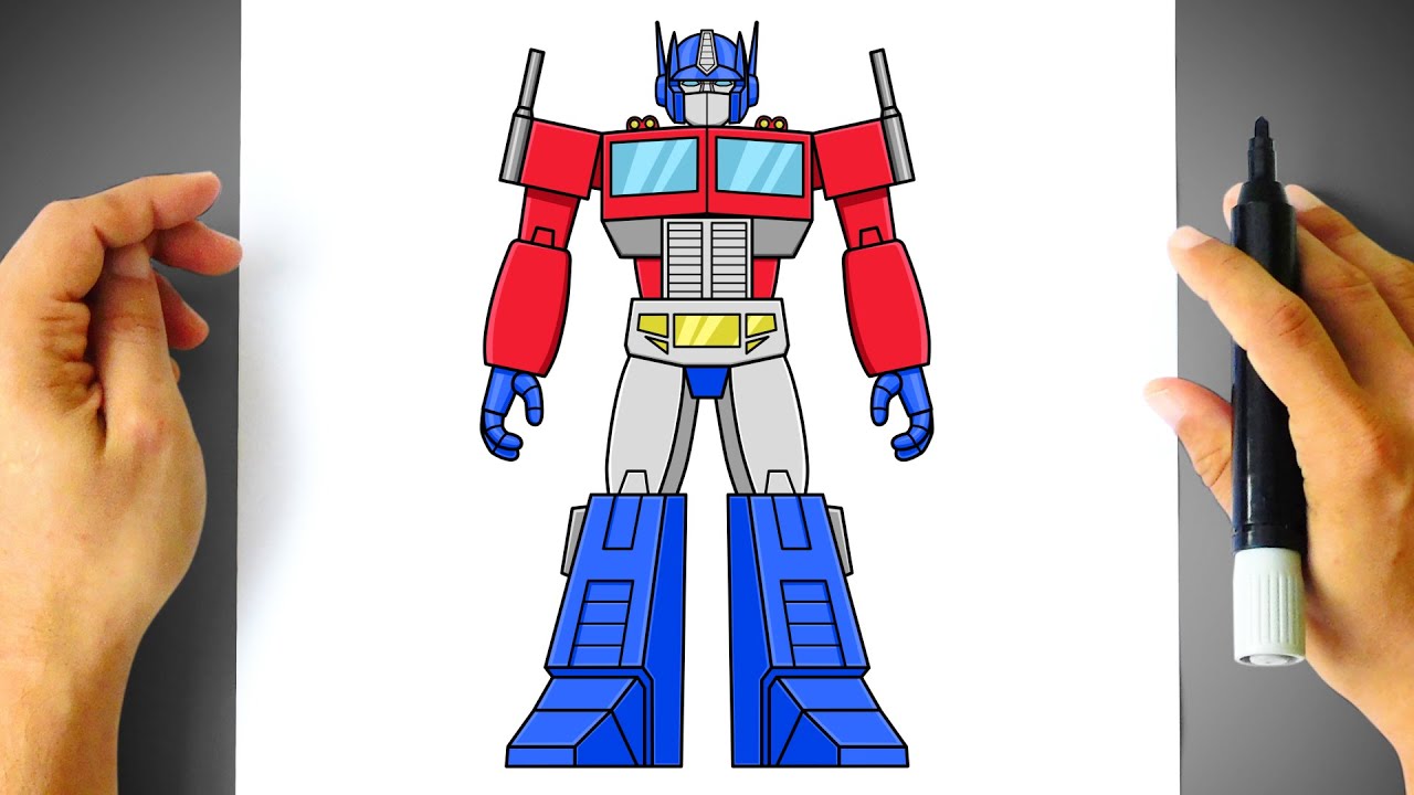 Como DESENHAR o OPTIMUS PRIME - Cómo DIBUJAR a OPTIMUS PRIME ...