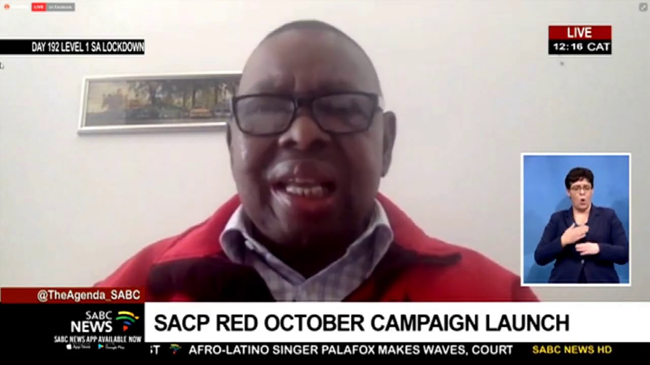 SACP launches its 2020/2021 Red October Campaign - YouTube