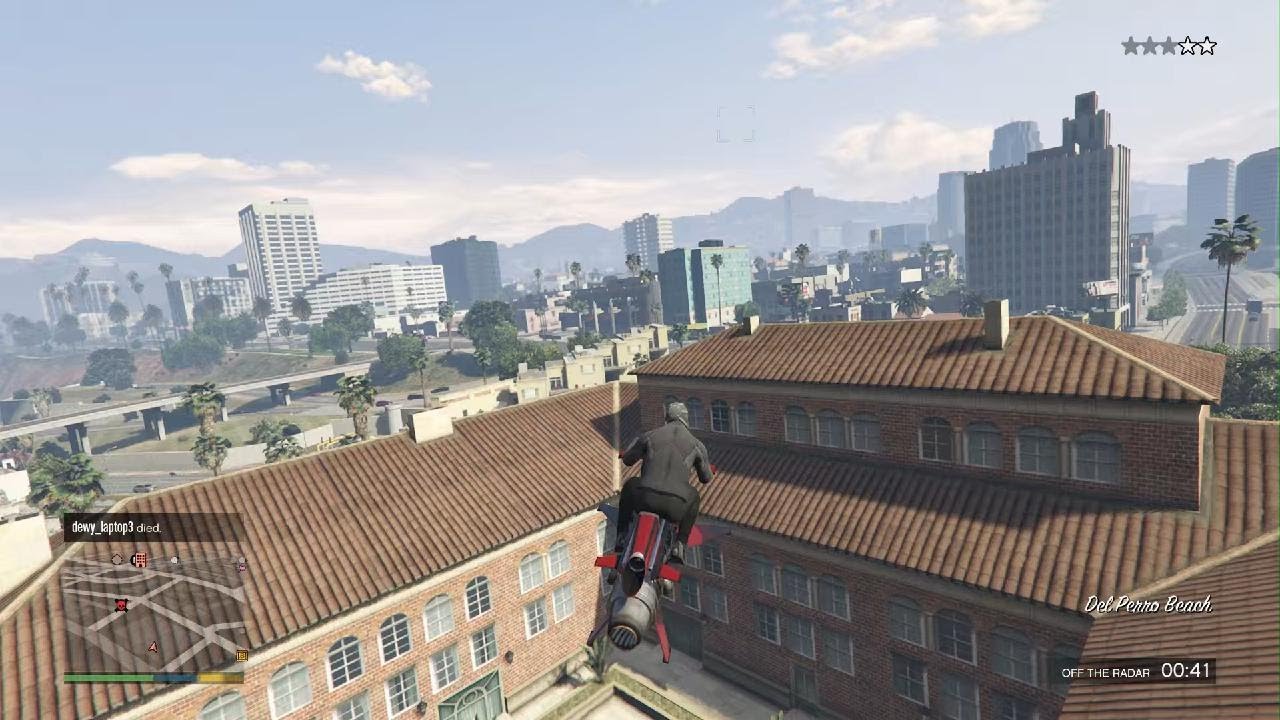 Grand Theft Auto V DEE BADCO rail gun bounty kill - YouTube