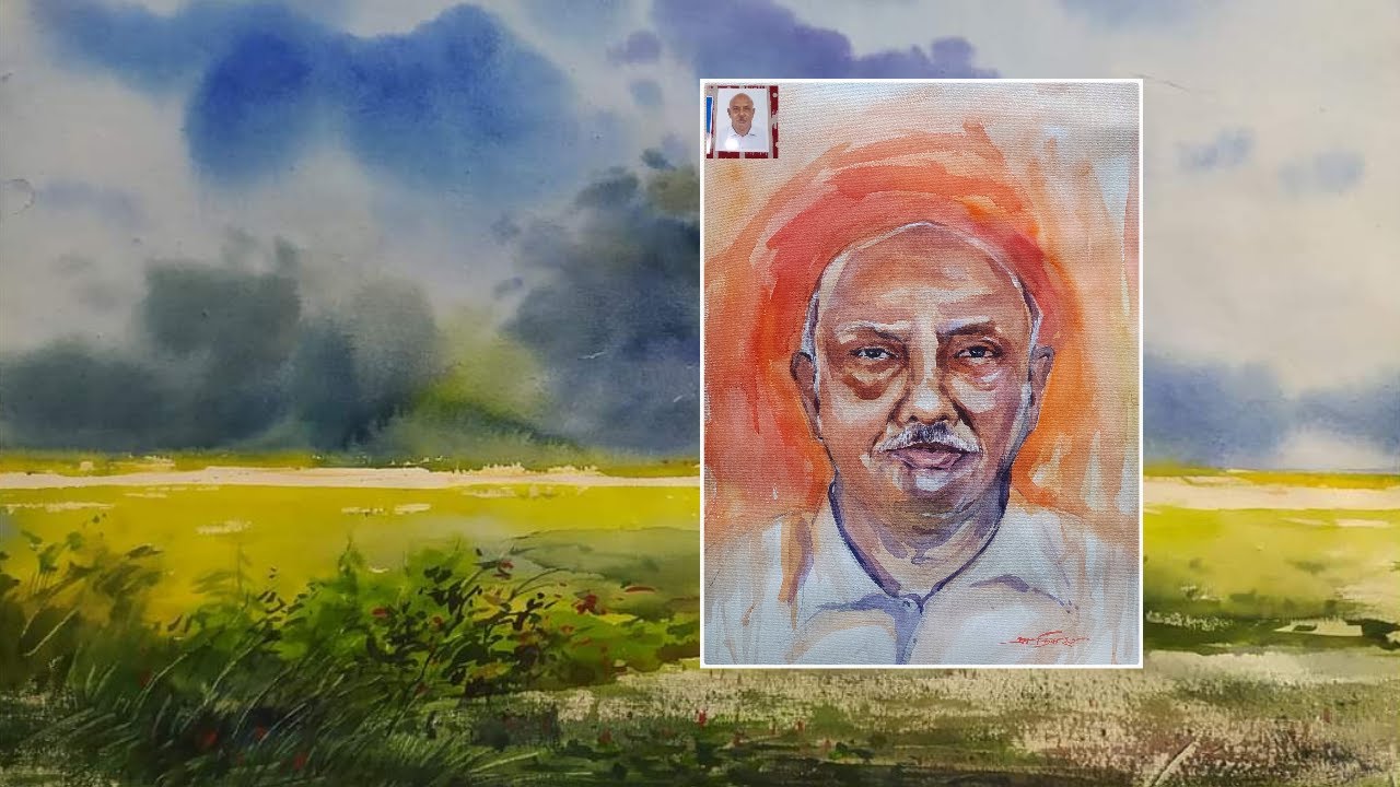 HOW TO Draw a portrait free hand line with BASIC Foundation - YouTube