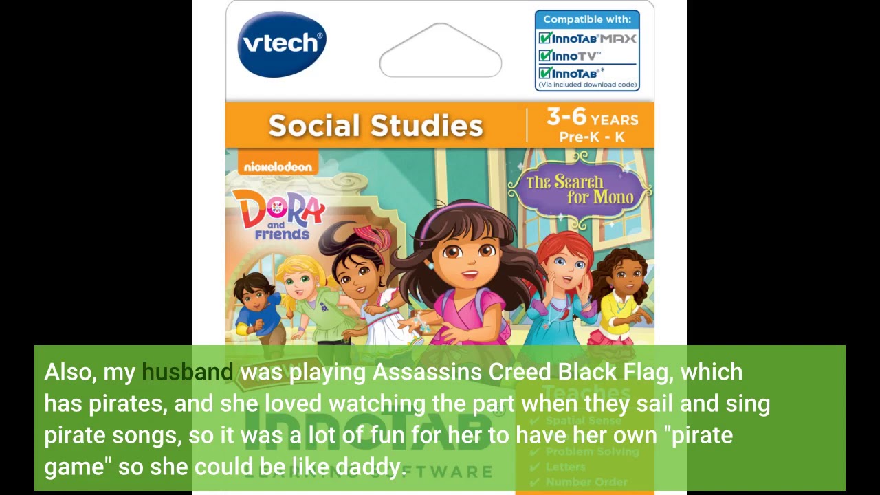 User Review: VTech InnoTab Software, Dora The Explorer - YouTube