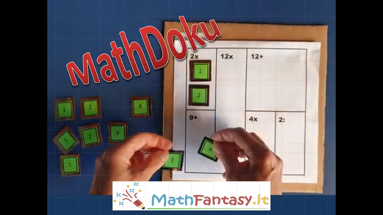 INQUADRIAMOCI n. 4: MathDoku - YouTube