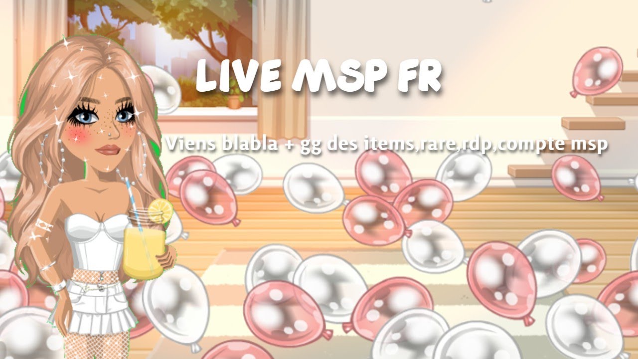🌸LIVE MSP FR // Viens blabla + gg rdp , items , rare, rdp, compte msp ...