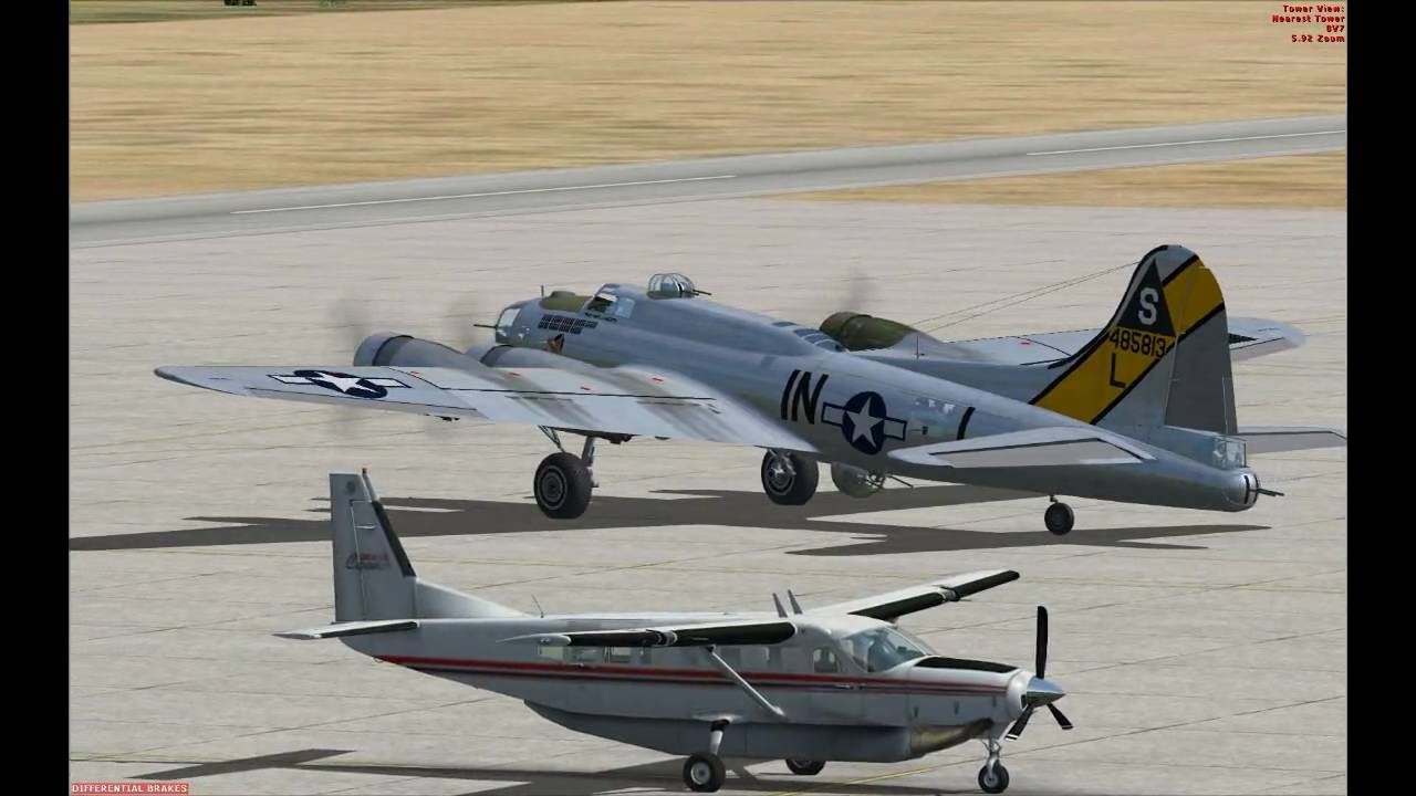 B-17 Startup Take Off.wmv - YouTube