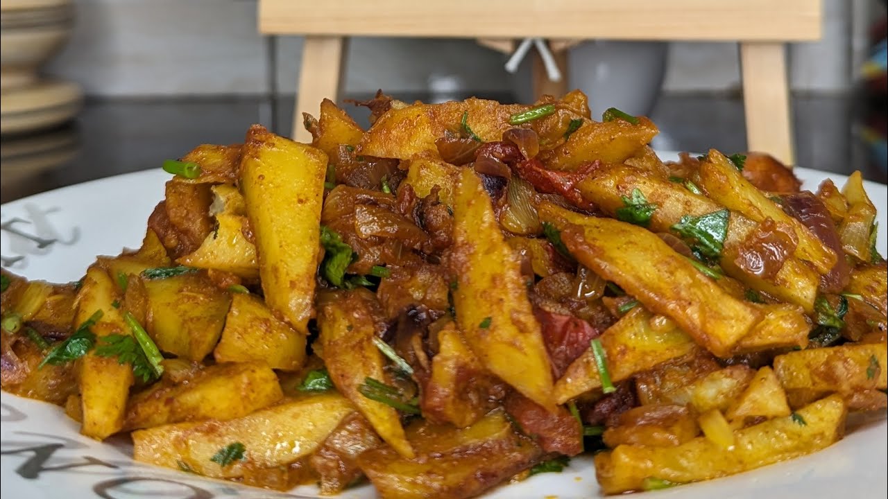 Chips Masala recipe. How to make Chips Masala. Hot and spicy🔥 - YouTube