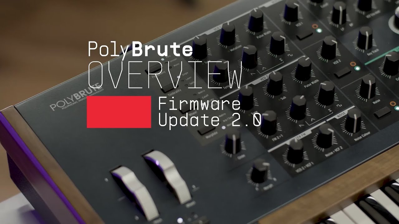 Tutorials | PolyBrute - Episode 7: Firmware Update 2.0 - YouTube