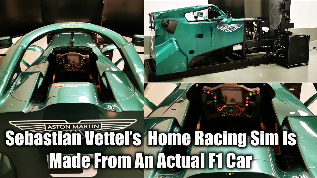 Sebastian Vettel’s Home Sim Racing Rig Is Made From An Actual F1 Car ...