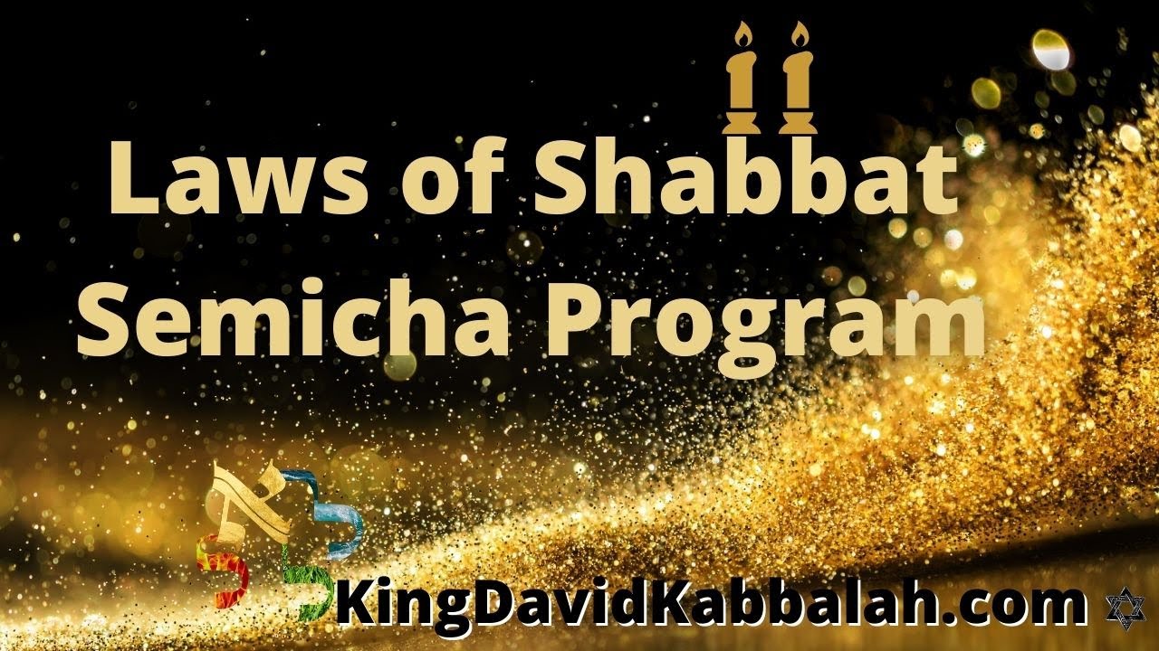 Laws of shabbat Introduction 1 - YouTube