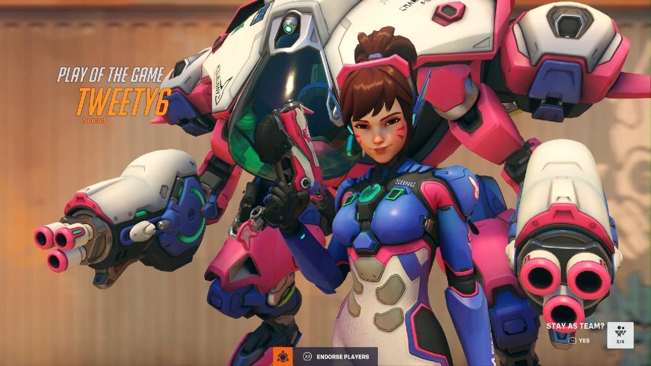 Overwatch 2 D.Va (39 Kills/ 16492 Damage/ 2 Deaths) - YouTube