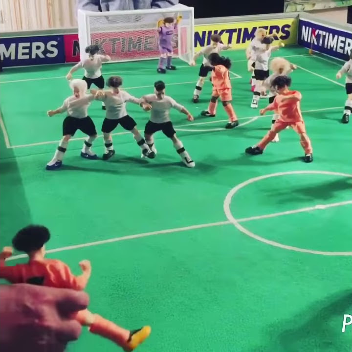 Настольный футбол. Football. Niktimers. Штрафной удар. Стенка. Гол ...