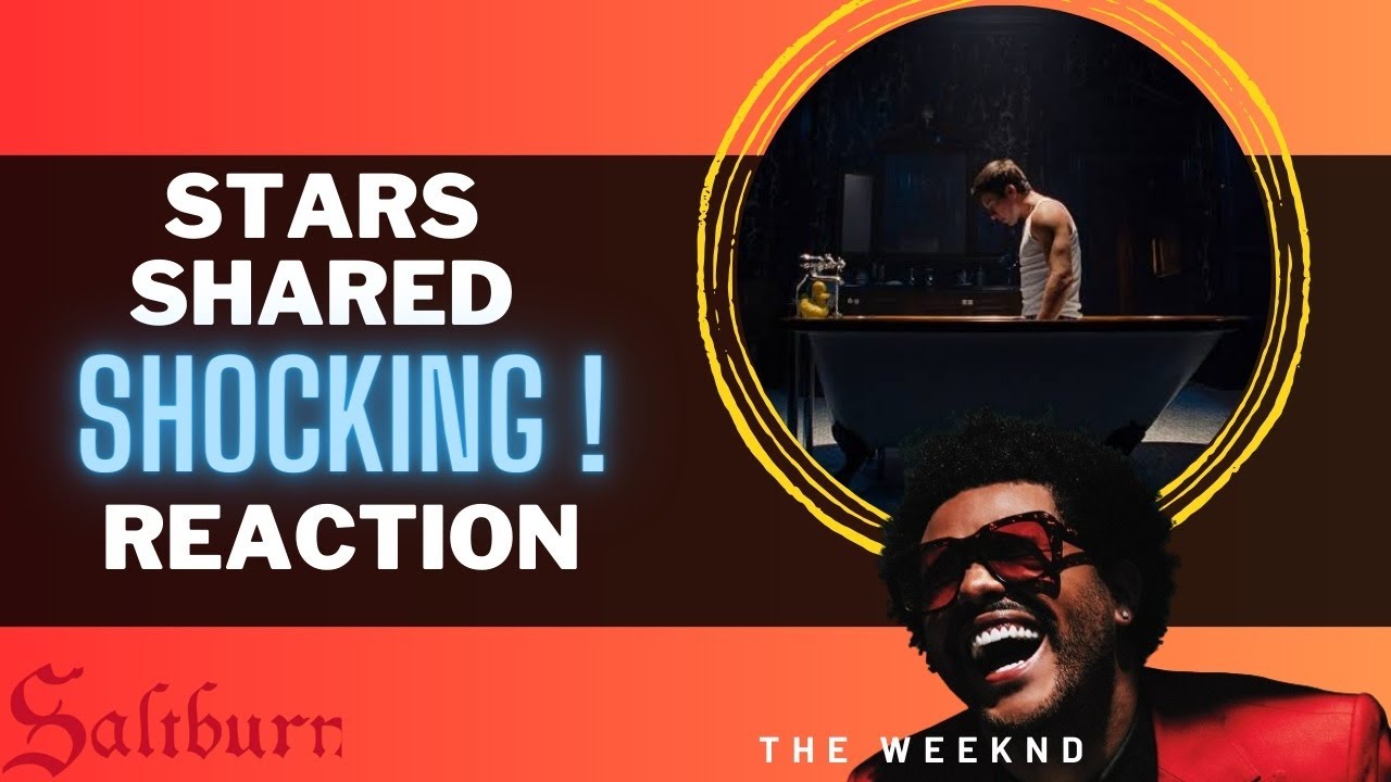 STARS REACTED ON SALTBURN || BATH TUB SCENE || GRAVEYARD SCENE SALTBURN ...