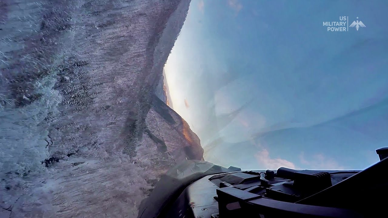Amazing video shows ultra-low level flying from the cockpit of an F-16 ...