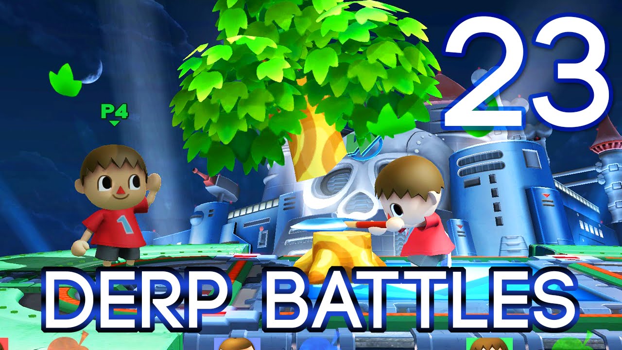 [23] Derp Battles (Super Smash Bros U w/ GaLm and the Derp Crew) [1080p ...