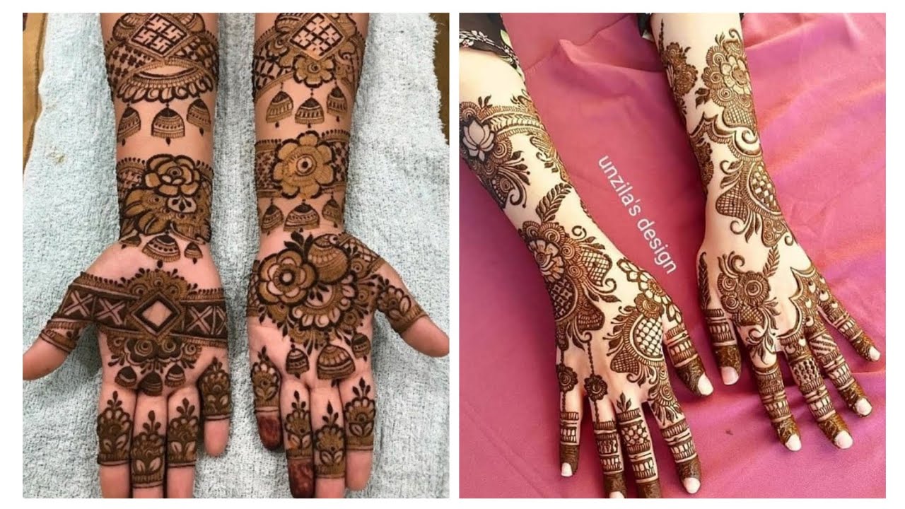Marvellous bridal full hands & arm cover henna ideas/new mehndi ideas ...