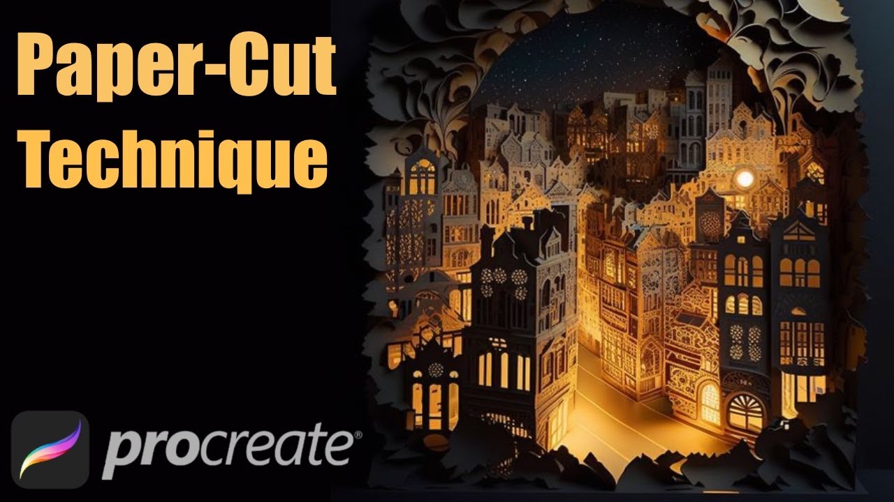 Recreate Stunning Paper Cut Designs in Procreate - Step-by-Step Tutorial - YouTube