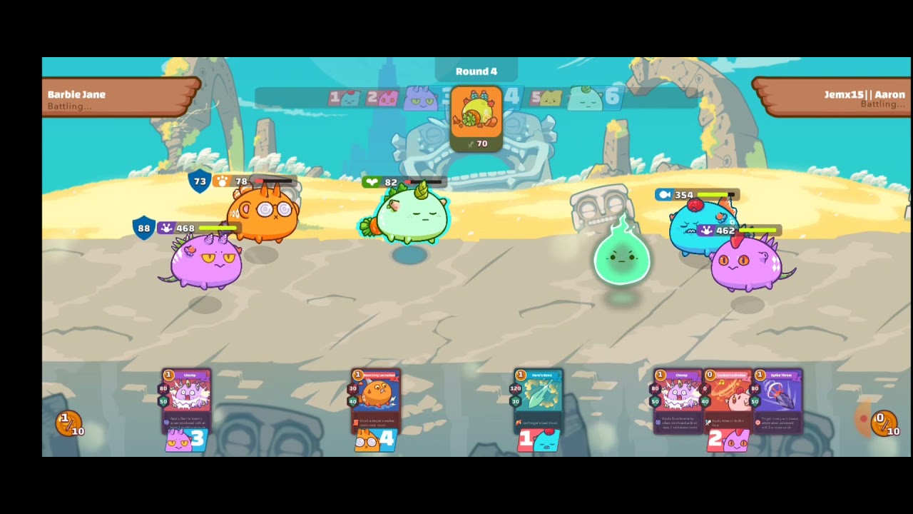 Axie Infinity Gameplay #6: Chomp vs Chomp again - YouTube