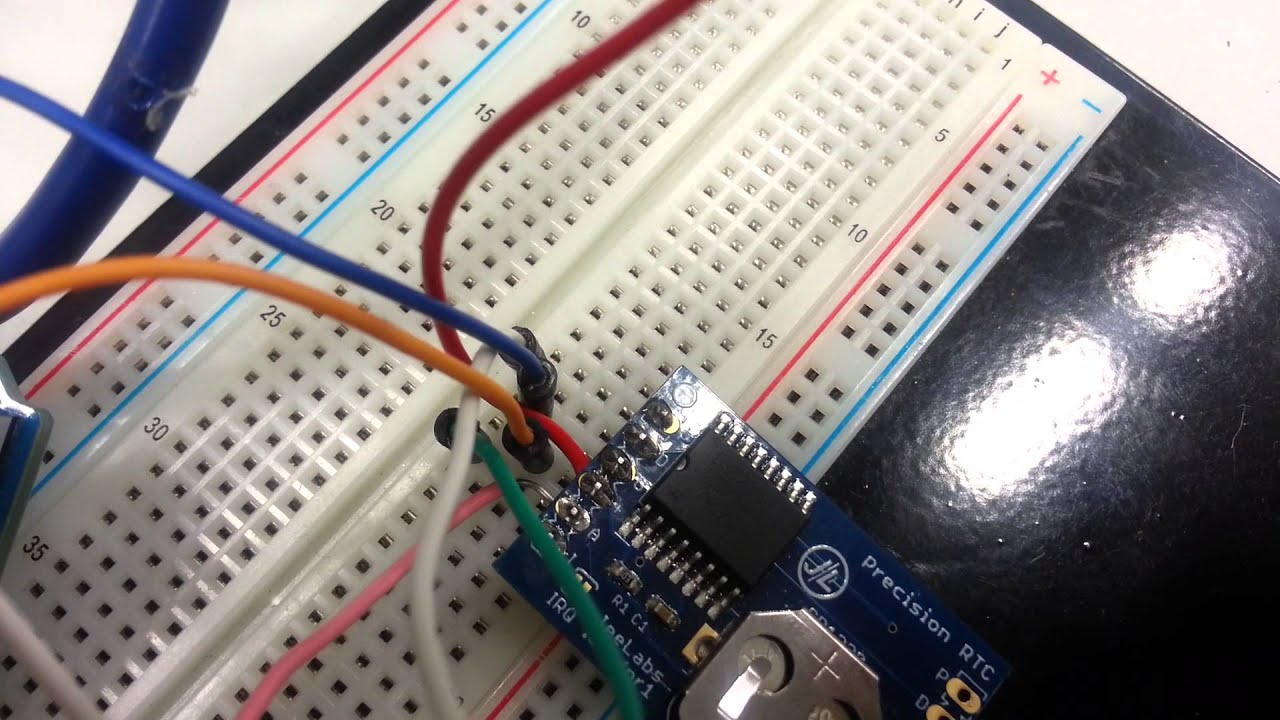 Arduino JeeLabs RTC DS1340 - YouTube