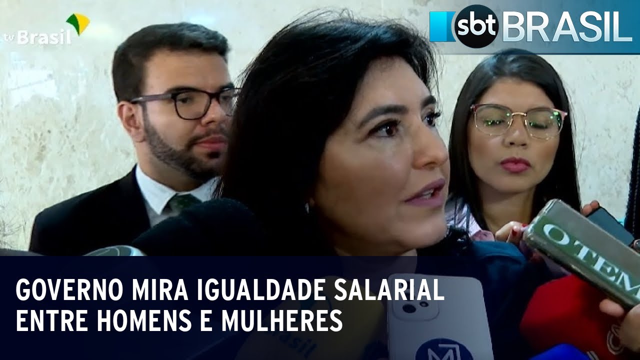 Tebet defende multa maior para empregador que pagar menos a mulheres | SBT Brasil (01/03/23 ...
