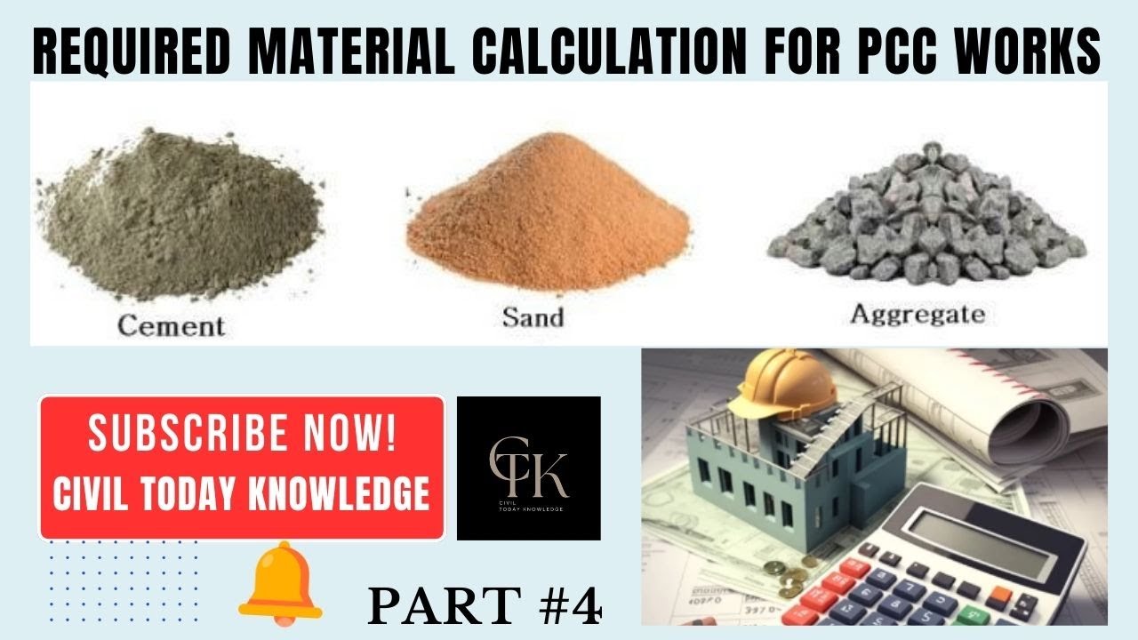 How to calculate cement sand , reinforcement and aggregate quantity in ...