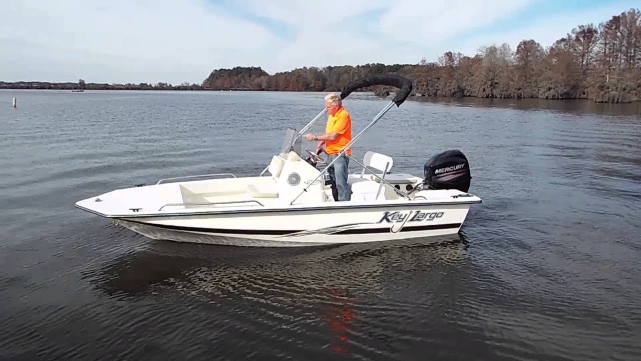 2001 Key Largo 168 Center Console - YouTube